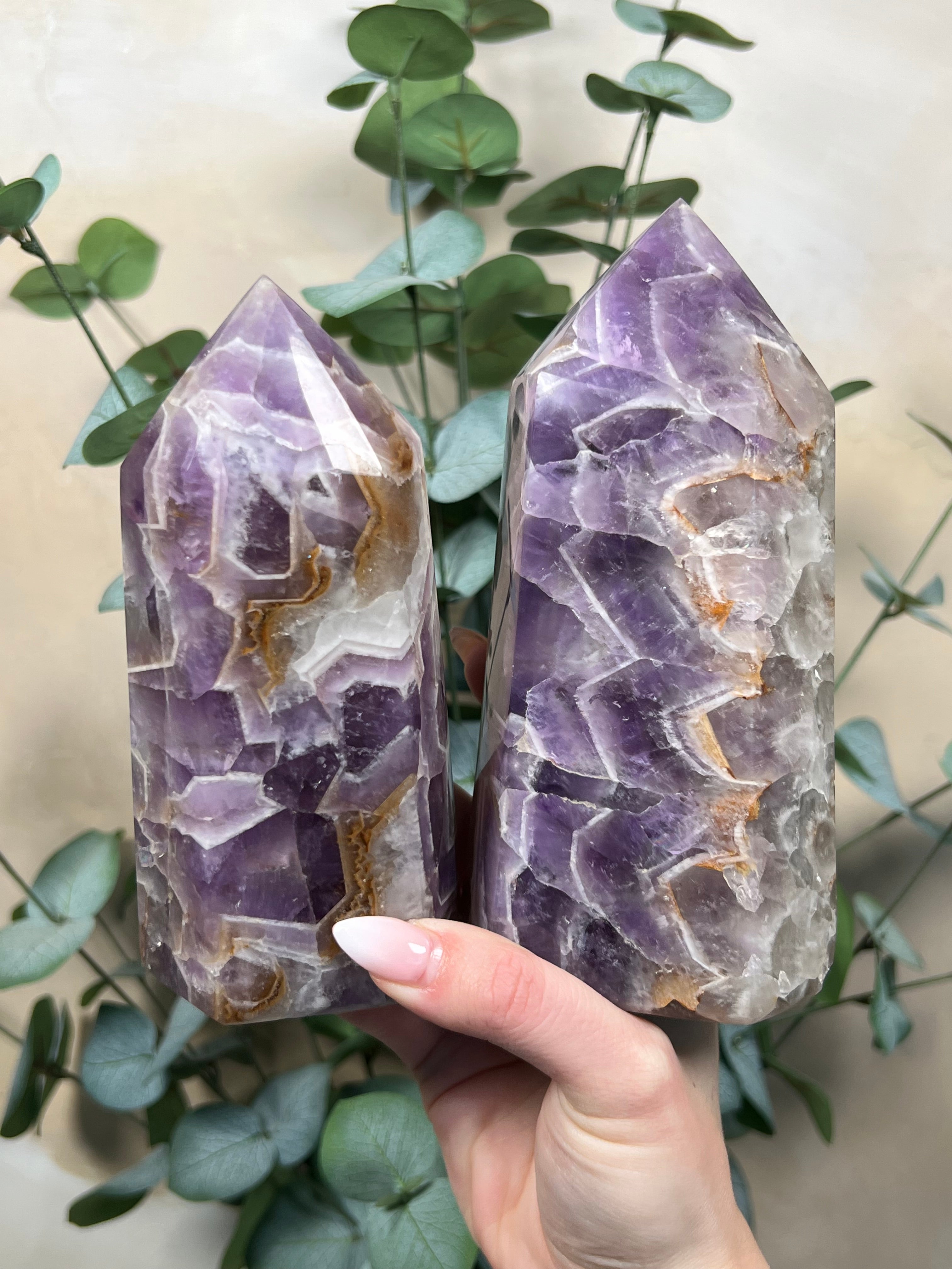 Amethyst Towers (5 options) – Calm and Collective Minerals