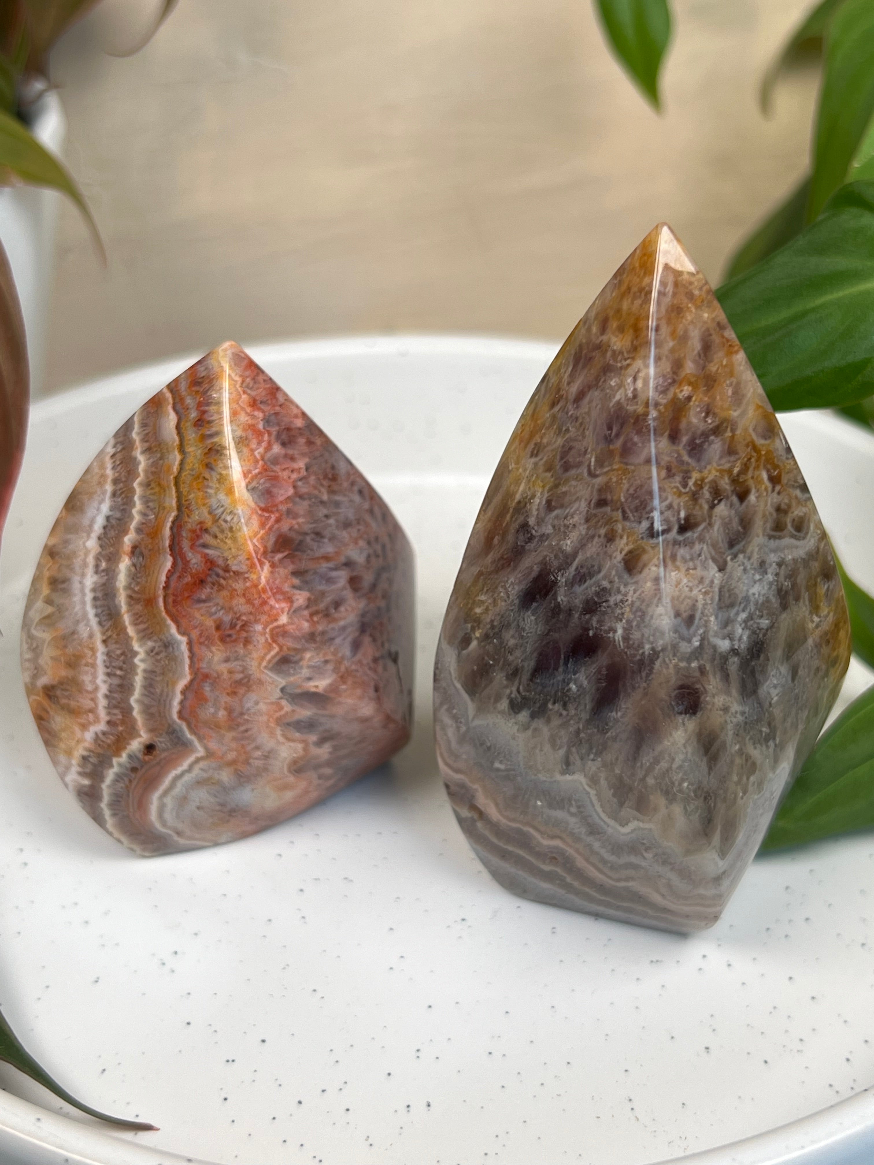 Enchanted Quartz Flames (61KD, 61KE) – Calm and Collective Minerals